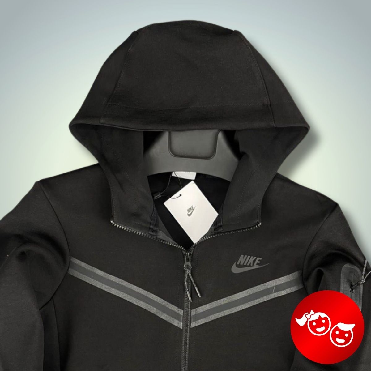 Dječja trenirka Nike Tech Fleece, crna. Vrhunska kvaliteta – Sporty1.hr